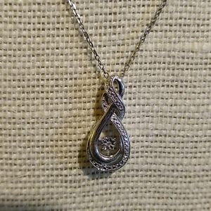 Jewelry | Ss Diamond Infinity Pendant | Poshmark